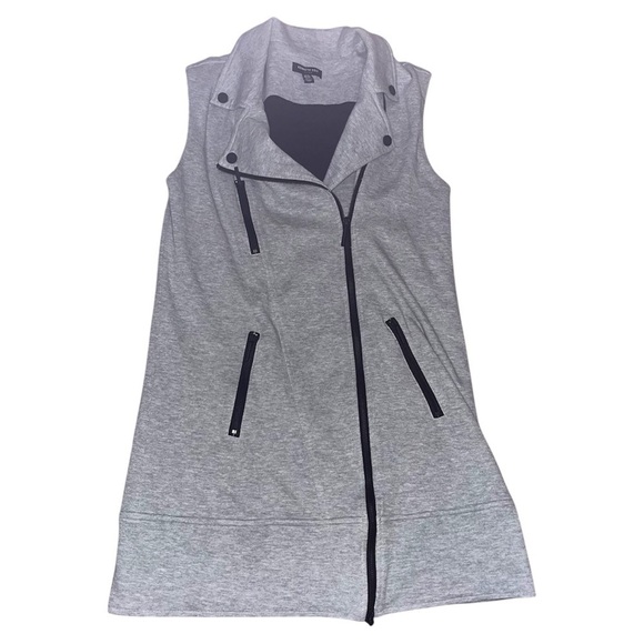Kenneth Cole | Tops | Kenneth Cole Knit Moto Vest | Poshmark